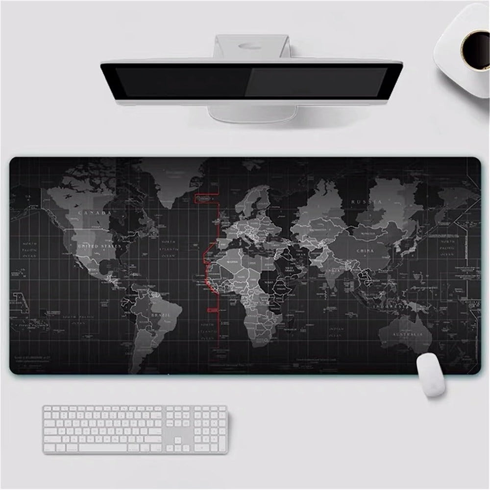 Gaming Mouse Pad World Map