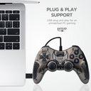 Twin Dual Shock Usb Wired Gamepad Joystick